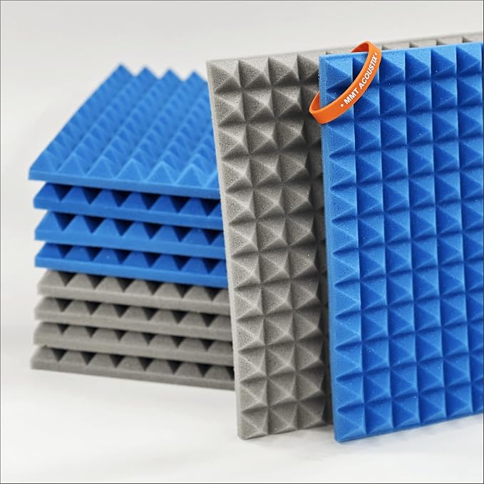 MMT Acoustix® 36Pc Pyramid Acoustic Foam | Noise control, Soundproofing ...