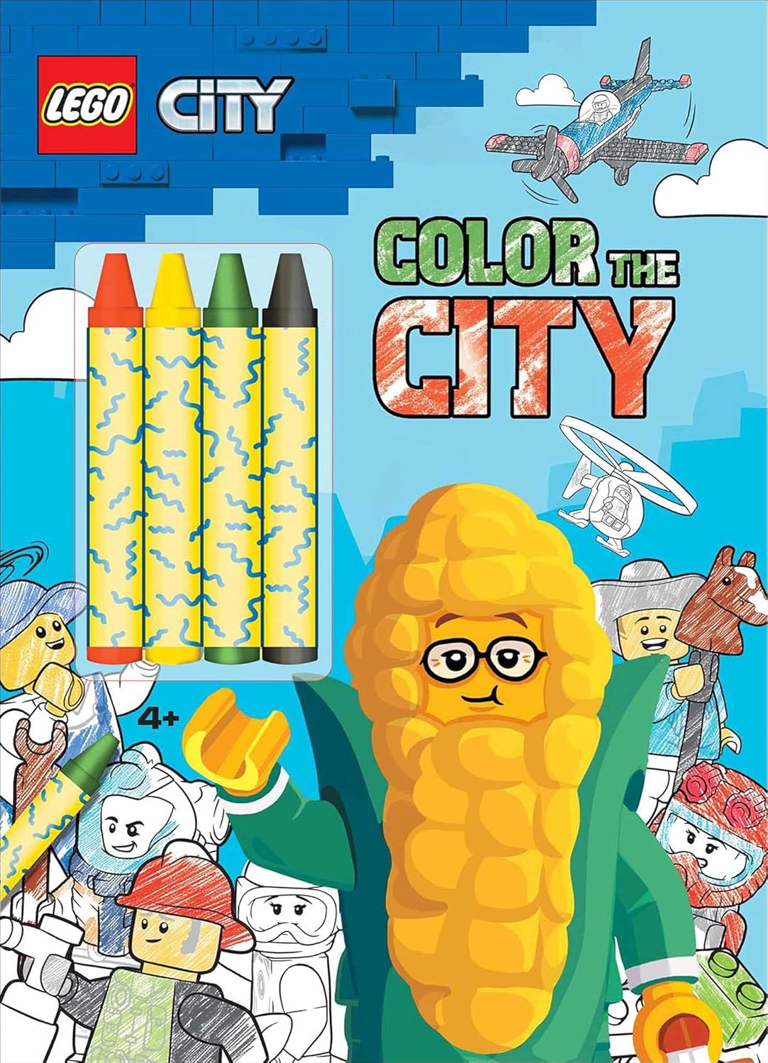Lego City: Color the City (Coloring Book With Covermount) : Ameet ...