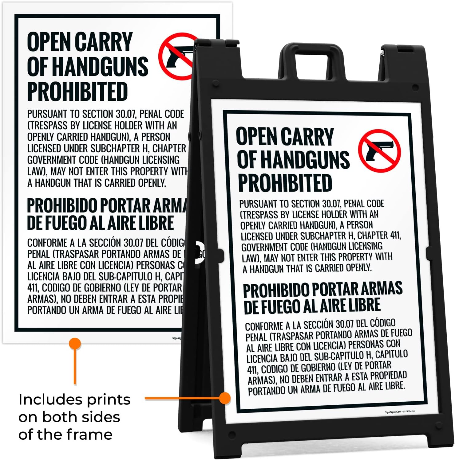 Open Carry Of Handguns Prohibited Texas Penal Code Section 3007 ...