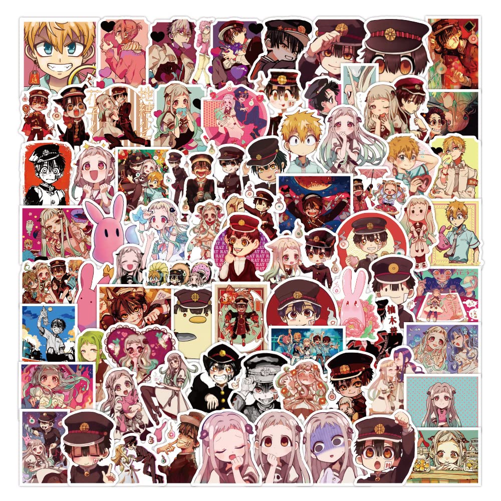 Bric Dodo 100pcs Toilet Bound Hanako Kun Anime Stickers Water ...
