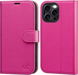 Amazon.com: OCASE Compatible with iPhone 16 Pro Wallet Case, PU Leather Flip Folio Case with ...