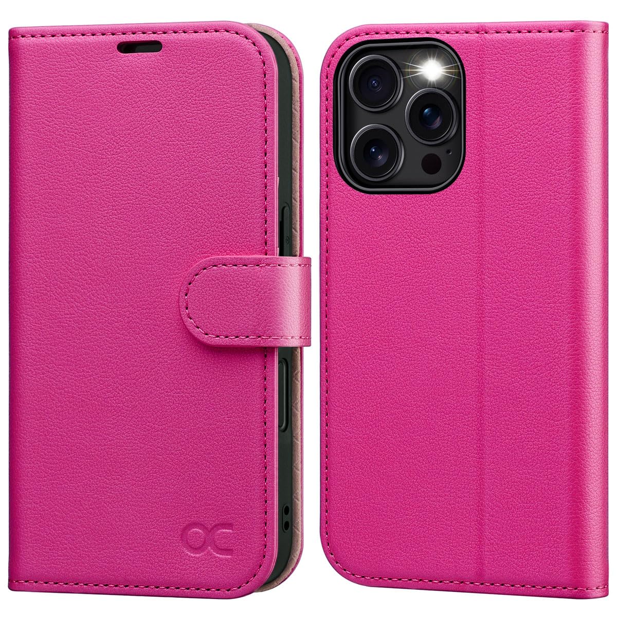 Amazon.com: OCASE Compatible with iPhone 16 Pro Max Wallet Case, PU ...