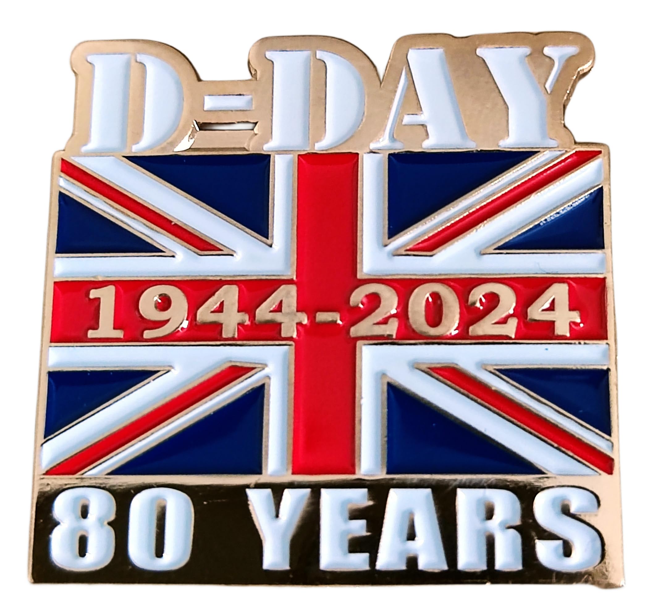 Best Badge: 1944-2024 D Day 80th Anniversary Lapel Pin Badges Brooch ...