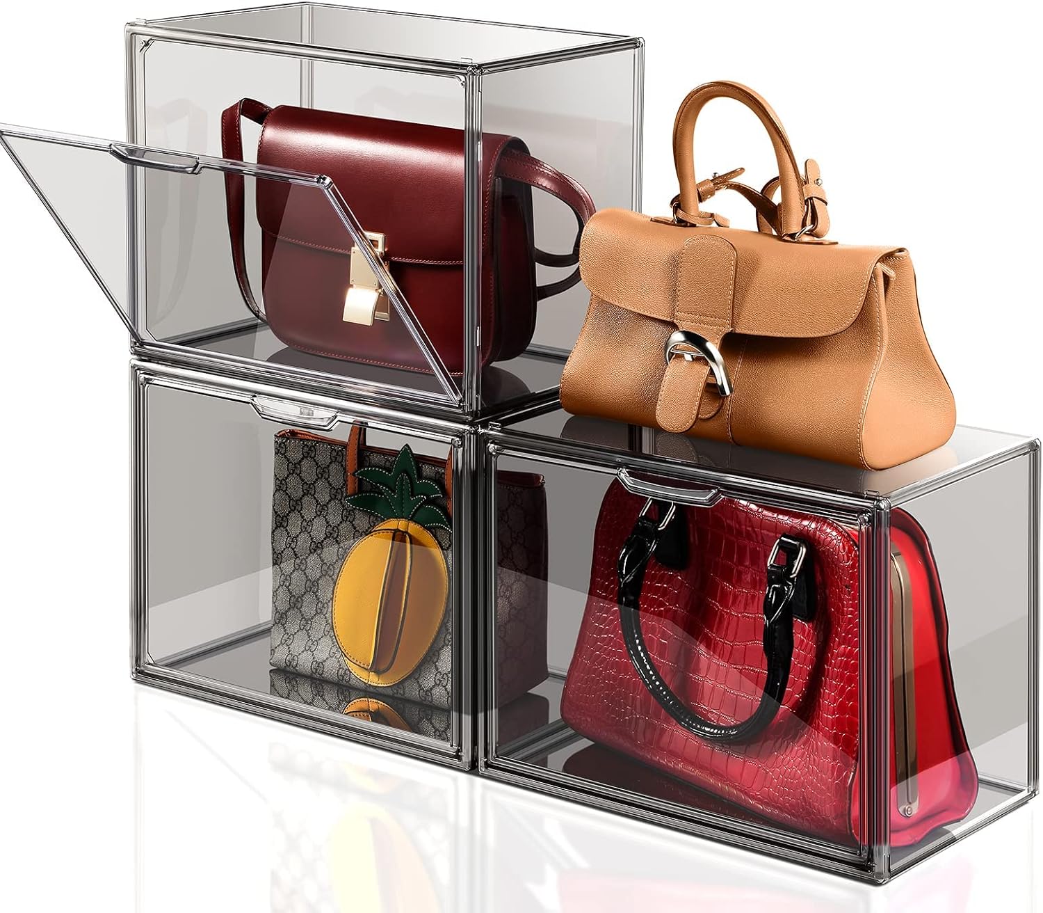 Amazon.com: starogegc 3Pack Purse Storage Organizer for Closet ...