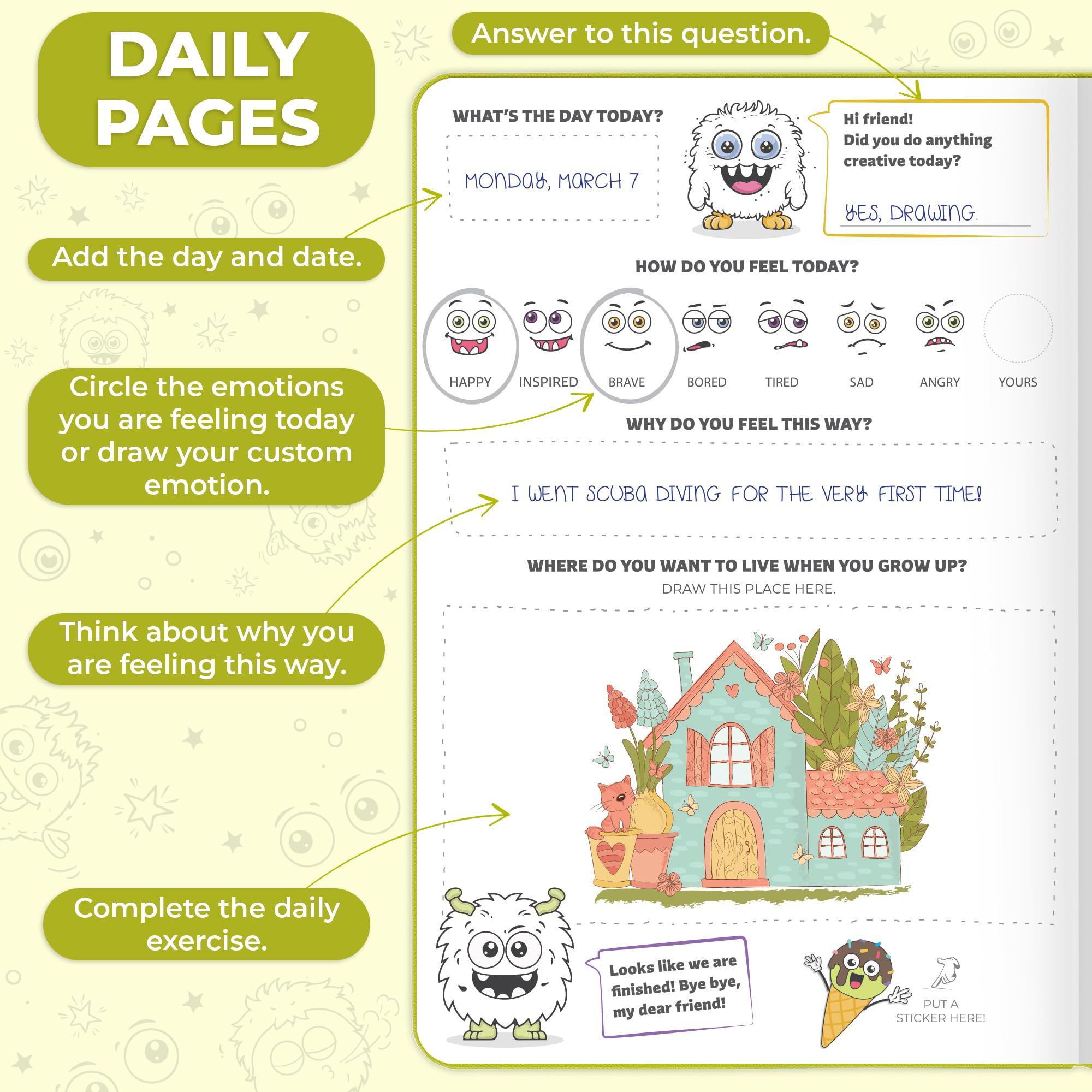 Snapklik.com : Clever Fox Kids Journal Daily Feelings & Gratitude ...