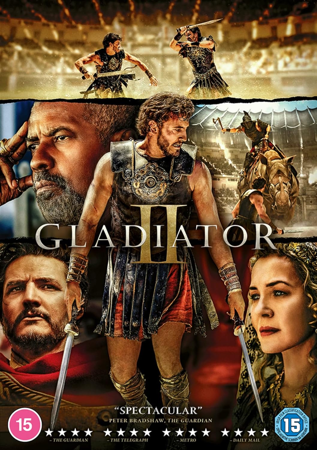 Gladiator II [DVD]: Amazon.fr: Paul Mescal, Pedro Pascal, Joseph Quinn, Fred Hechinger, Ridley ...