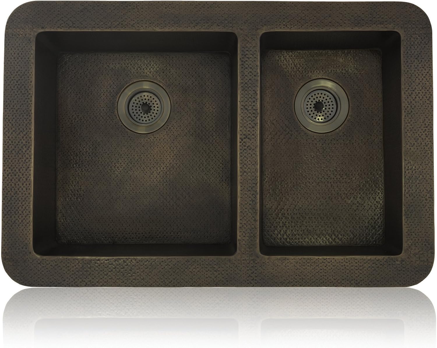 Amazon.com: Lenova CT-101 Unequal Double Bowl Top-Mount/Under-Mount ...
