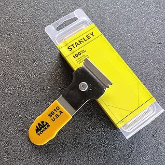 Amazon.co.jp: mactools マックツール スクレーパー＆替刃100枚 イエロー : DIY・工具・ガーデン