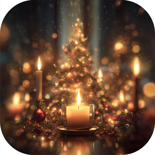 Enchanted Holiday Romance Candlelight – Warm Festive Candle Glow & Soft ...