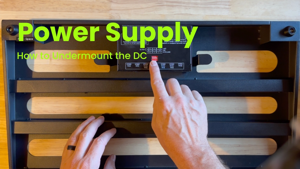 Watch Soyan Pedalboard - How to Under-mount the Power Supply on Amazon Live