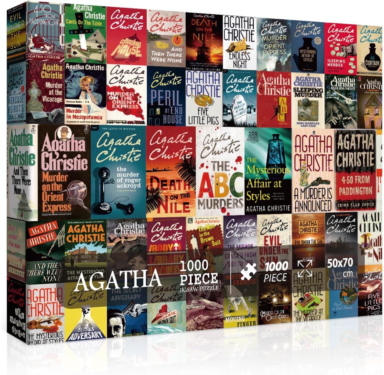 Amazon.com: Murder Mystery Puzzle for Adult, Agatha Christie Books ...