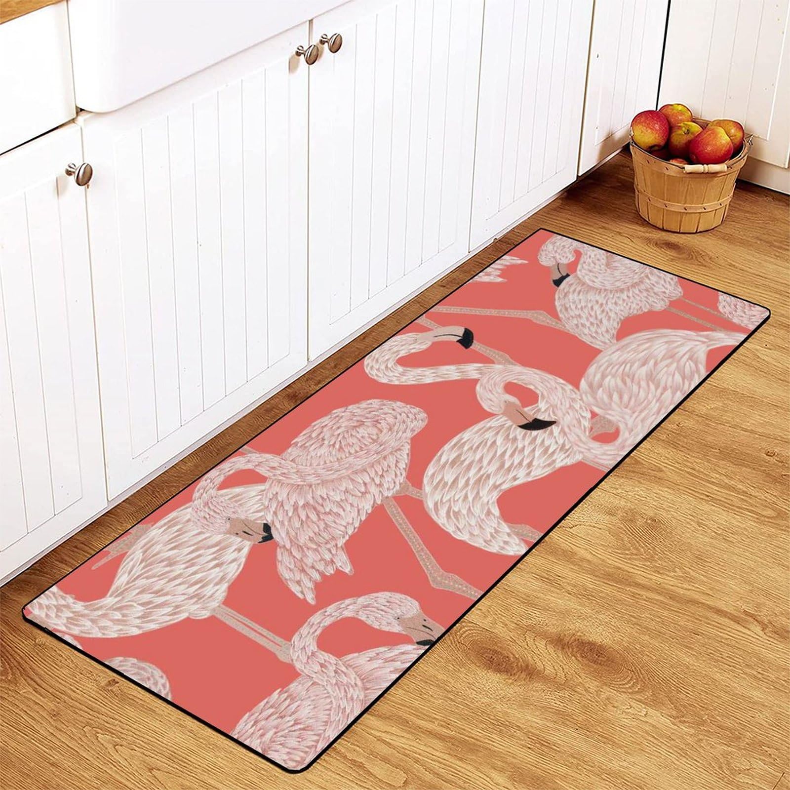 Amazon.com: MoBlinko Flamingos Rug Bath Mat Non Skid Washable Standing ...