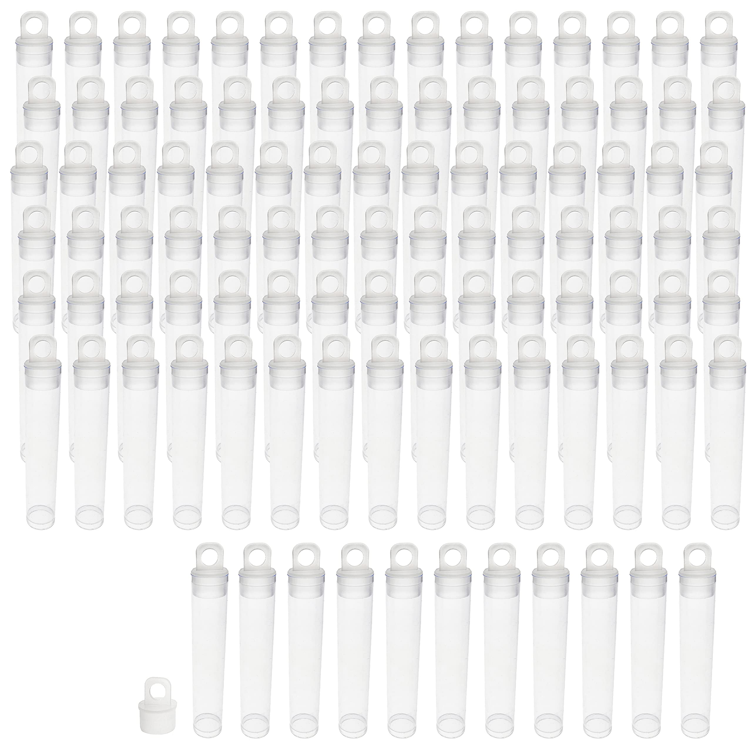 Amazon.com: The Beadsmith Clear Plastic Tubes - 3-Inch-Long Round Tubes ...