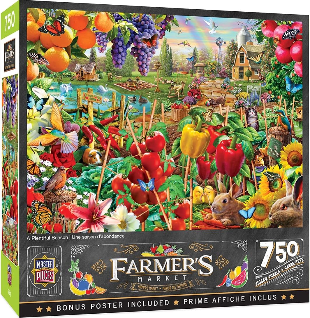 Amazon.com: MasterPieces 750 Piece Jigsaw Puzzle for Adult, Family, Or ...