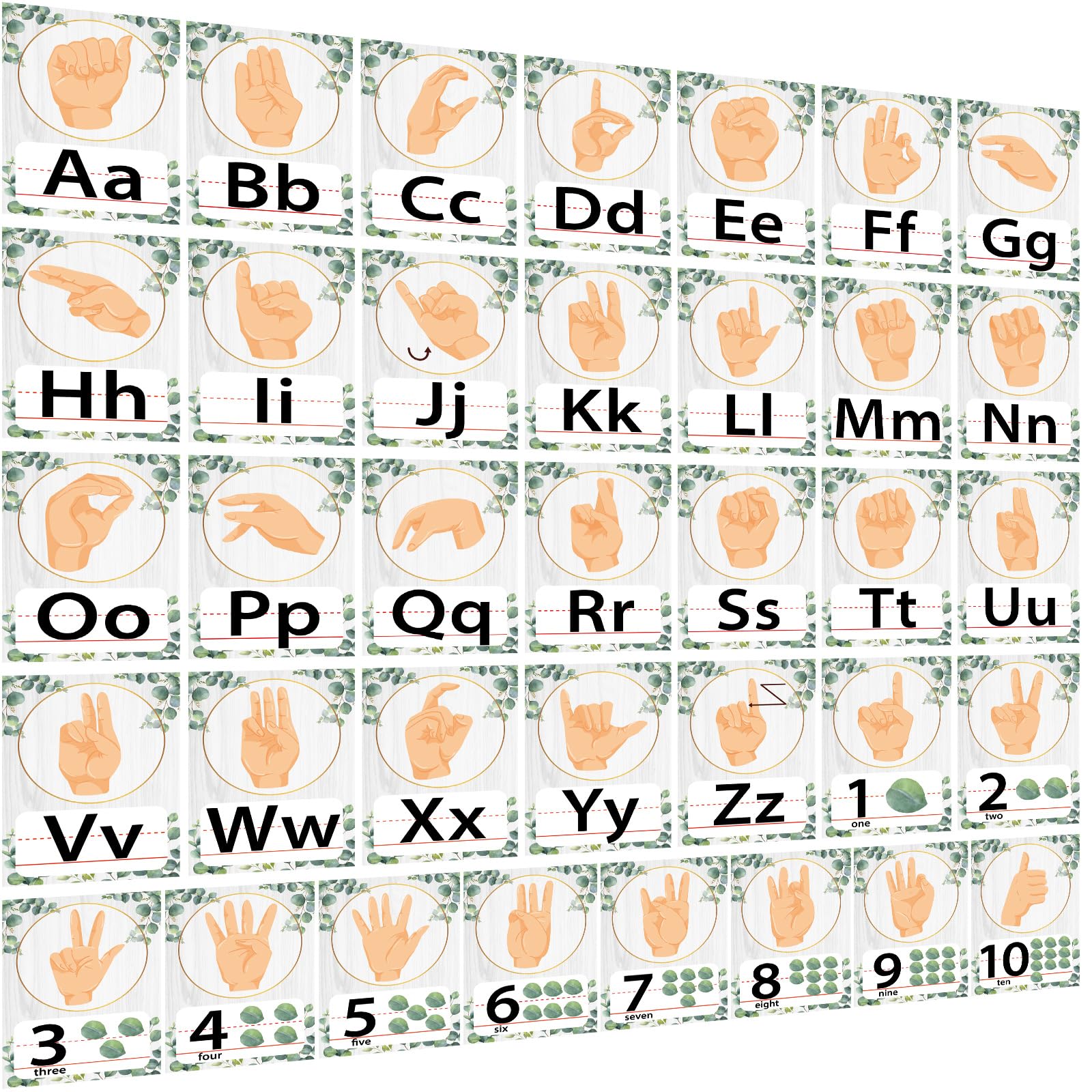 Printable Asl Alphabet Flashcards