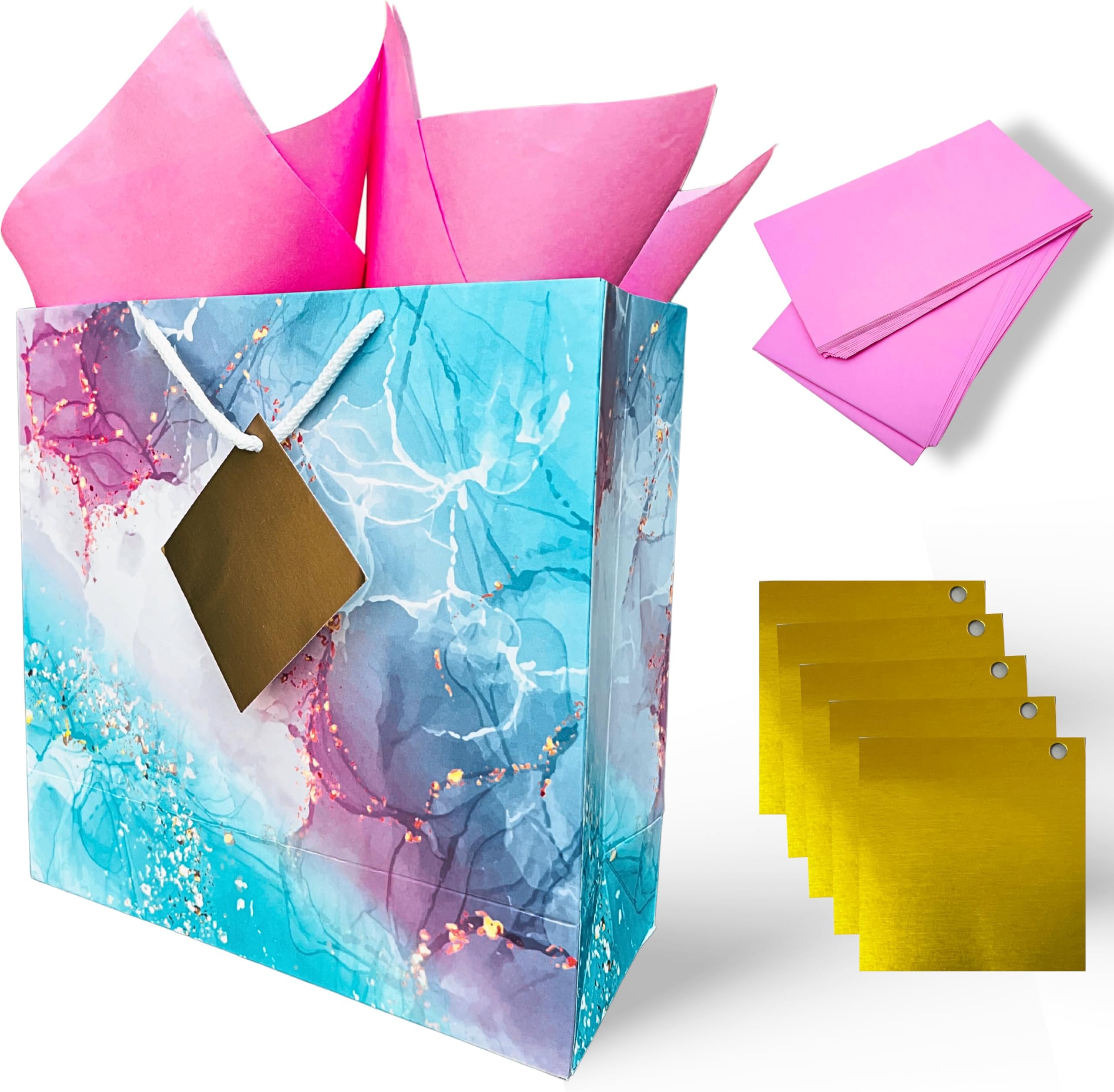 Birthday Popper Thank You Paper Bags | Set of 20, Size: A5, 6 x 9 x 3 ...