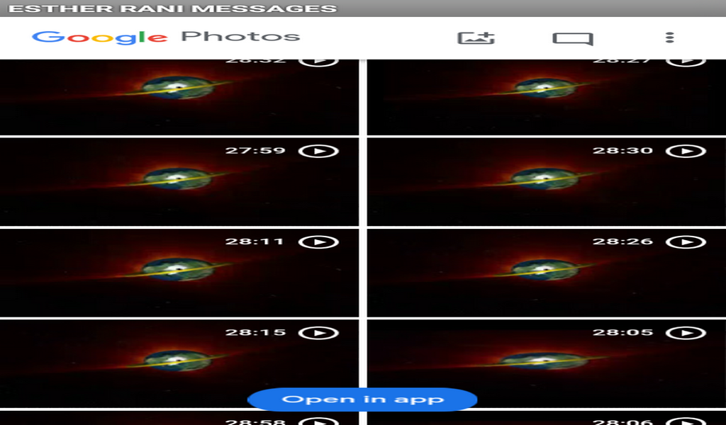 SIS.ESTHER RANI AUDIO VIDEO BIBLE MESSAGES - App on Amazon Appstore