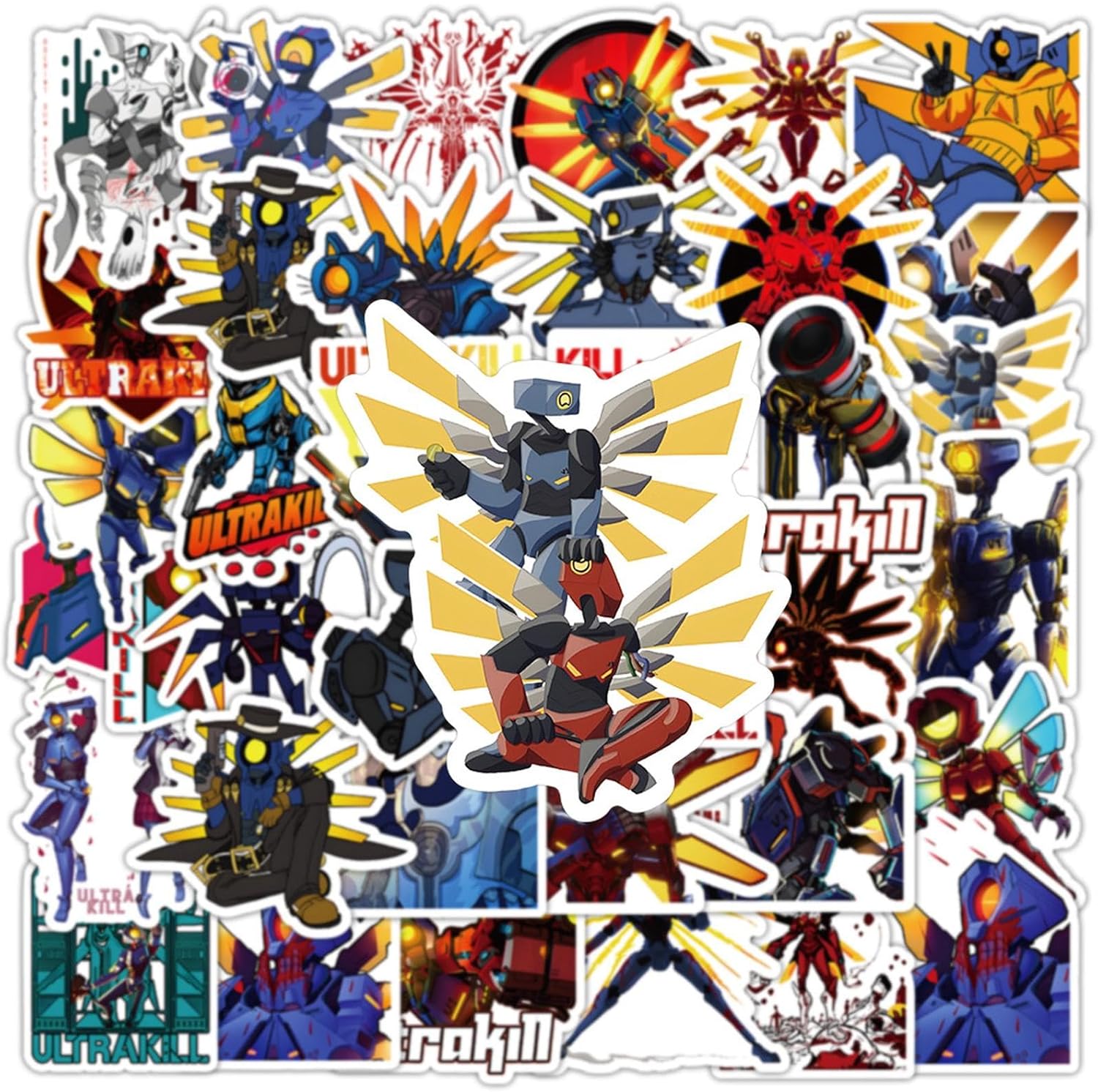 Amazon.com: JZZSIEY 50pcs Ultrakill Game Stickers for Laptop, Cool ...