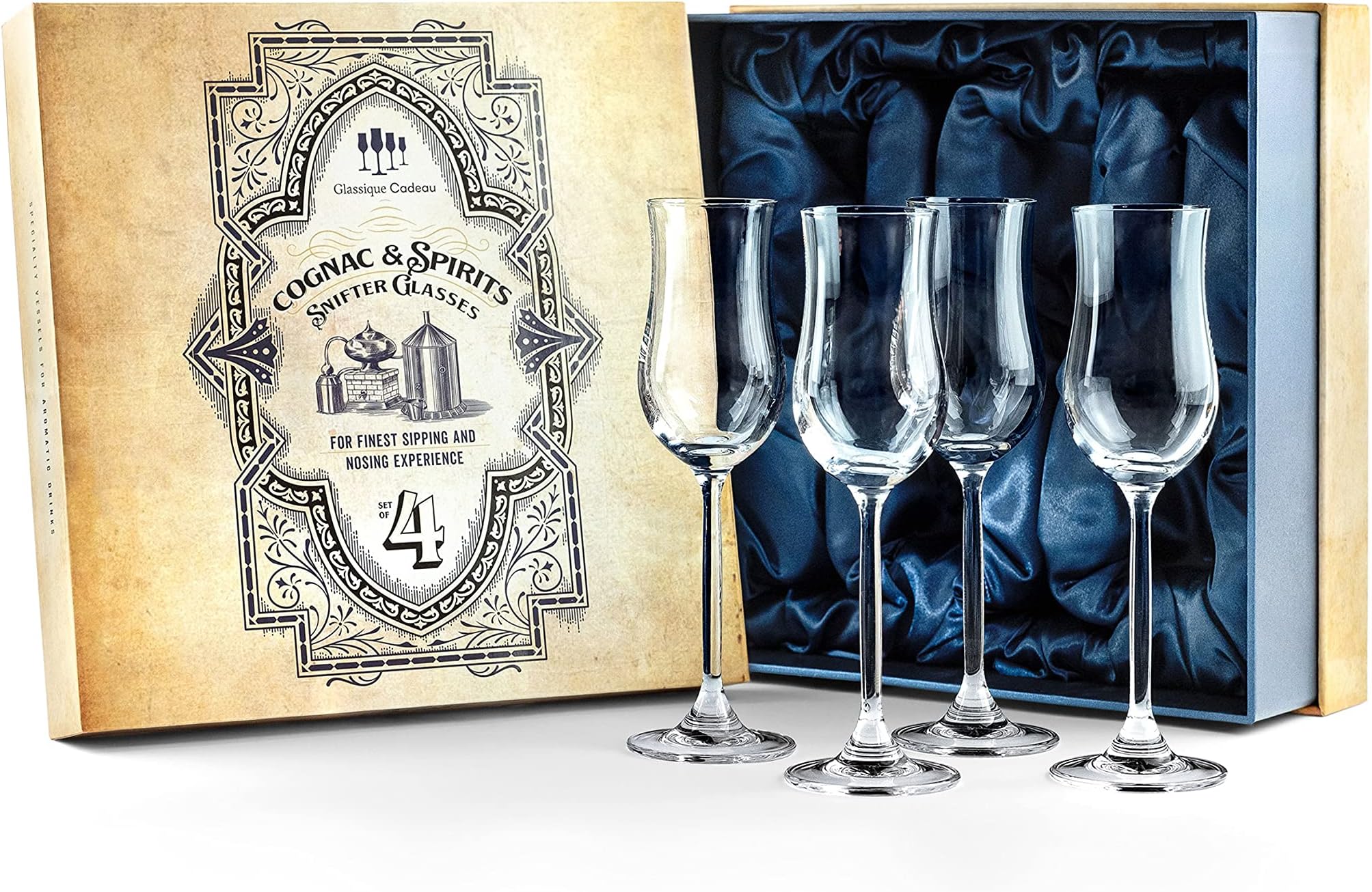 Amazon.com | GLENCAIRN Whiskey Copita Glass and Tasting Cap in Gift ...