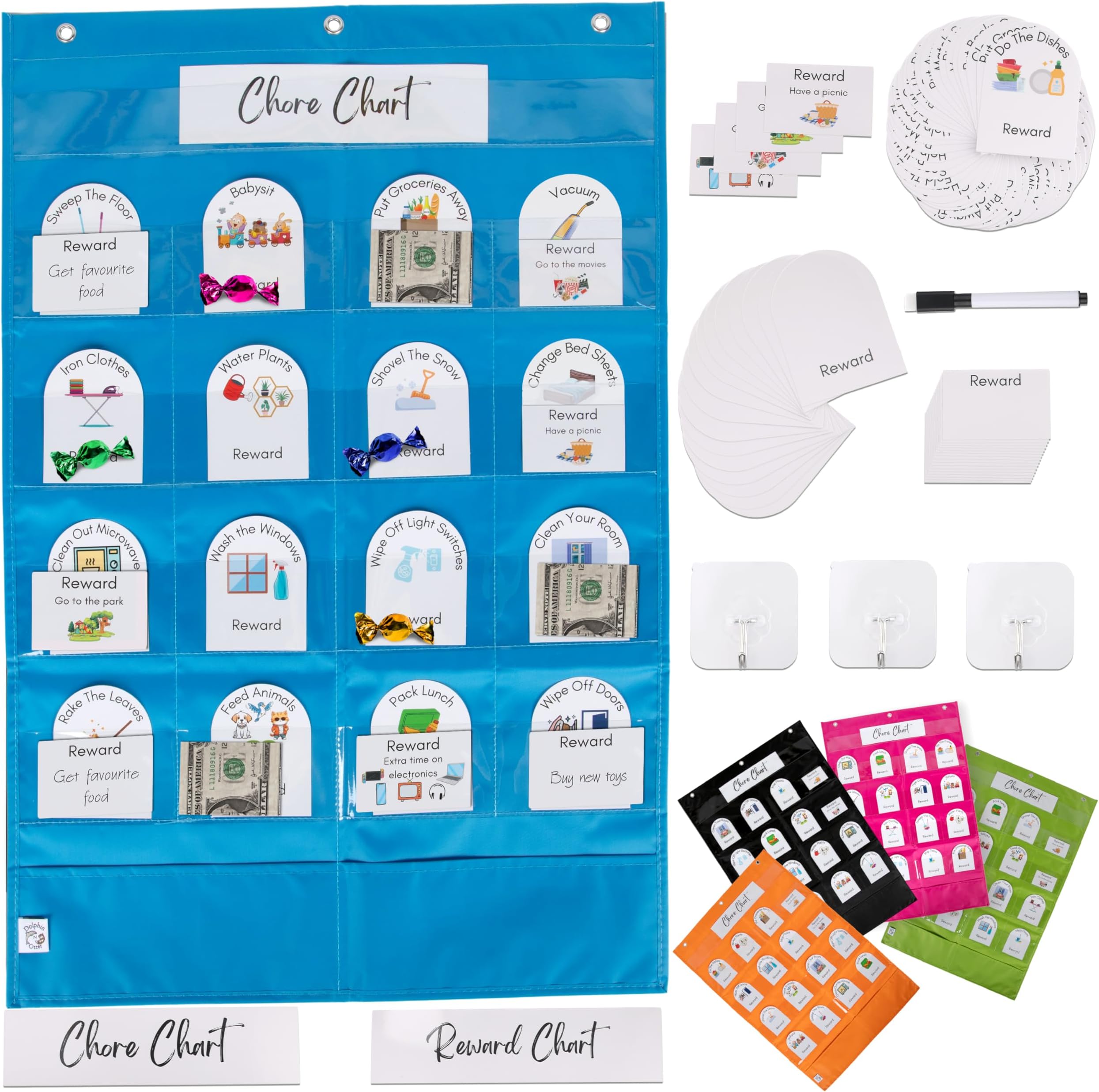 Amazon.com: Chore Chart for Kids Childrens Chore Chart Child Reward ...