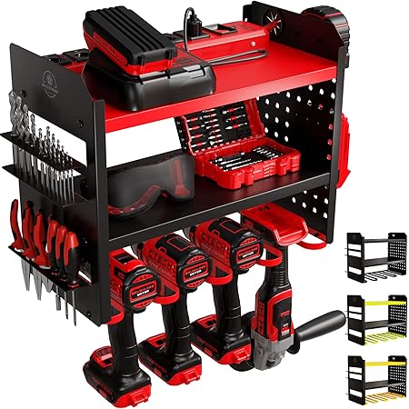 Amazon.com: HYSEYY Power Tool Organizer with Tool Bag Organizer Heavy ...