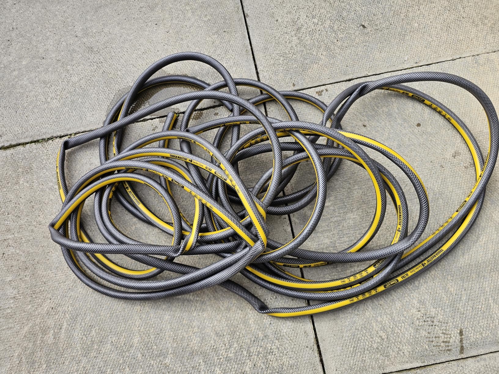 Garden Hose 15m 50ft Heavy Duty 3 Layer Flexible Reinforcement UV ...