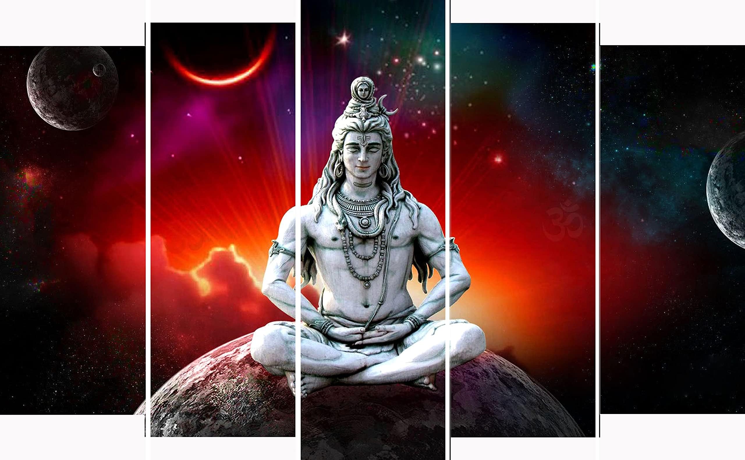 PAPER PLANE DESIGN Lord Shiva Wall Decor (SHIV JI) (A) : Amazon.in ...