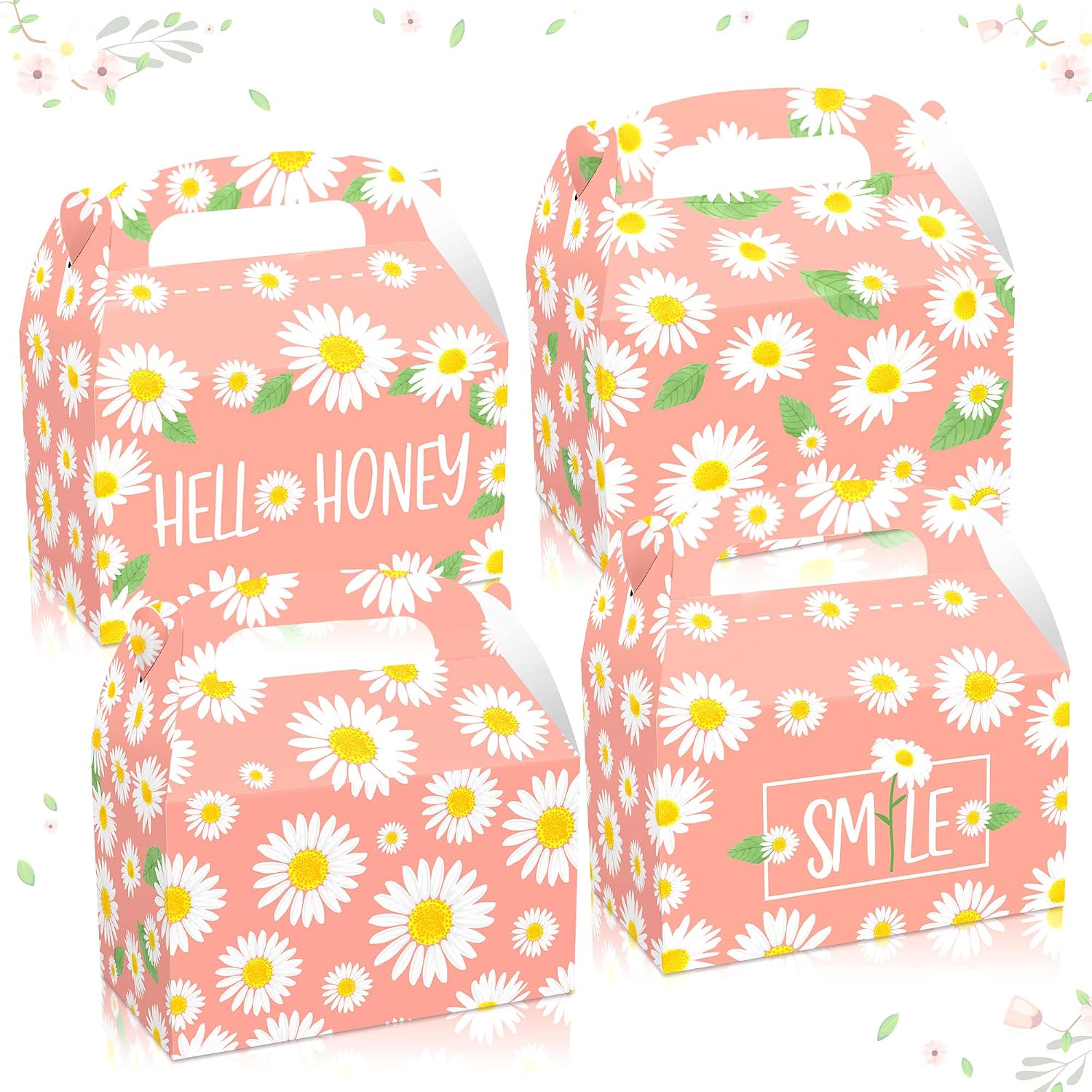 Amazon.com: 12 PCS Daisy Party Favor Boxes Flower Birthday Party ...
