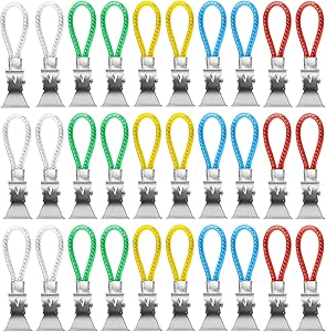 Amazon.com: EupHHonycs 30 PCS Tea Towel Clips in 5 Colors, Metal ...