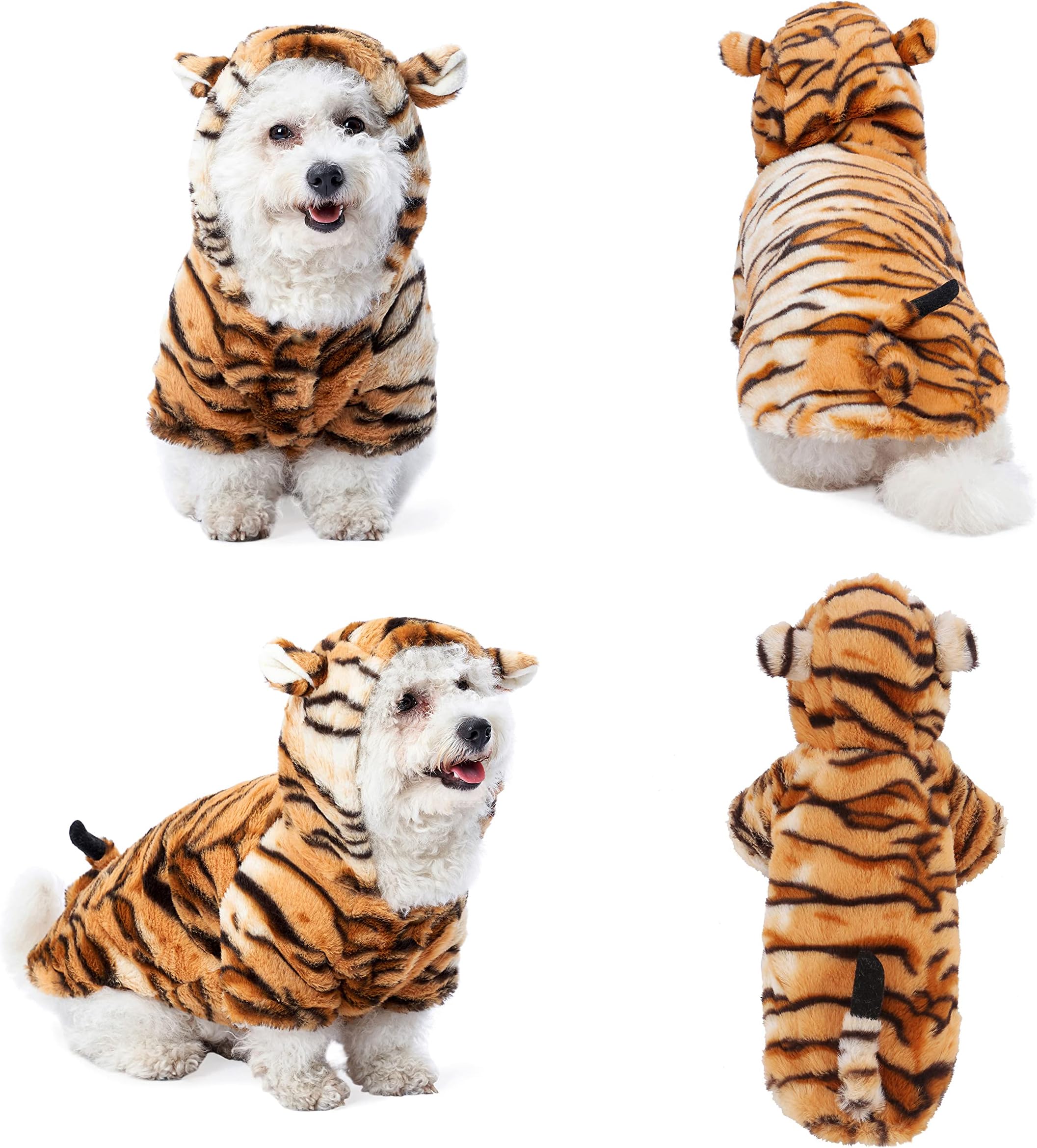 Amazon.com : Yoption Dog Tiger Pet Costumes Halloween Pet Puppy Cosplay ...