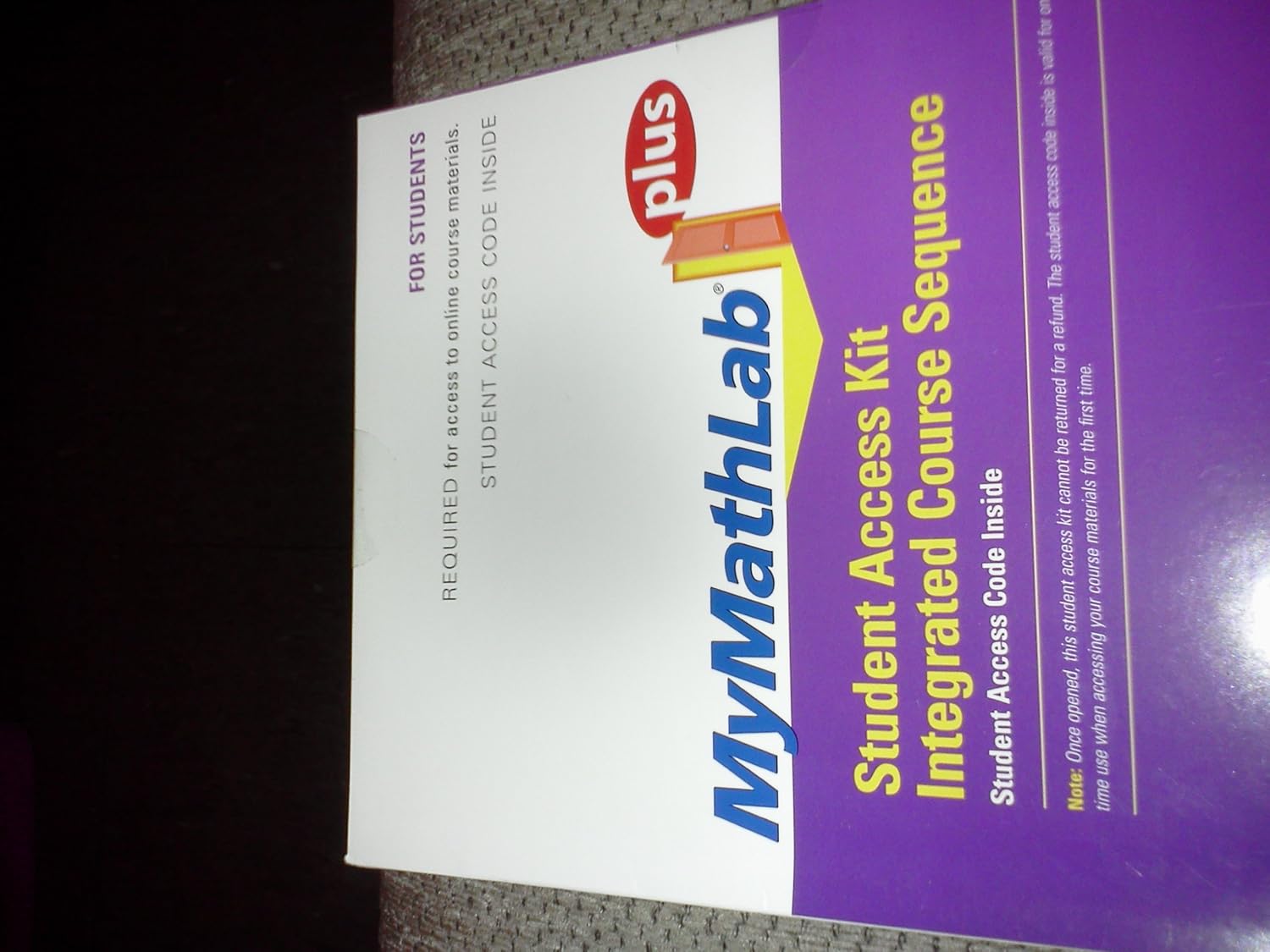 Amazon.com: MyMathLab Plus Integrated Course Sequence - Standalone ...