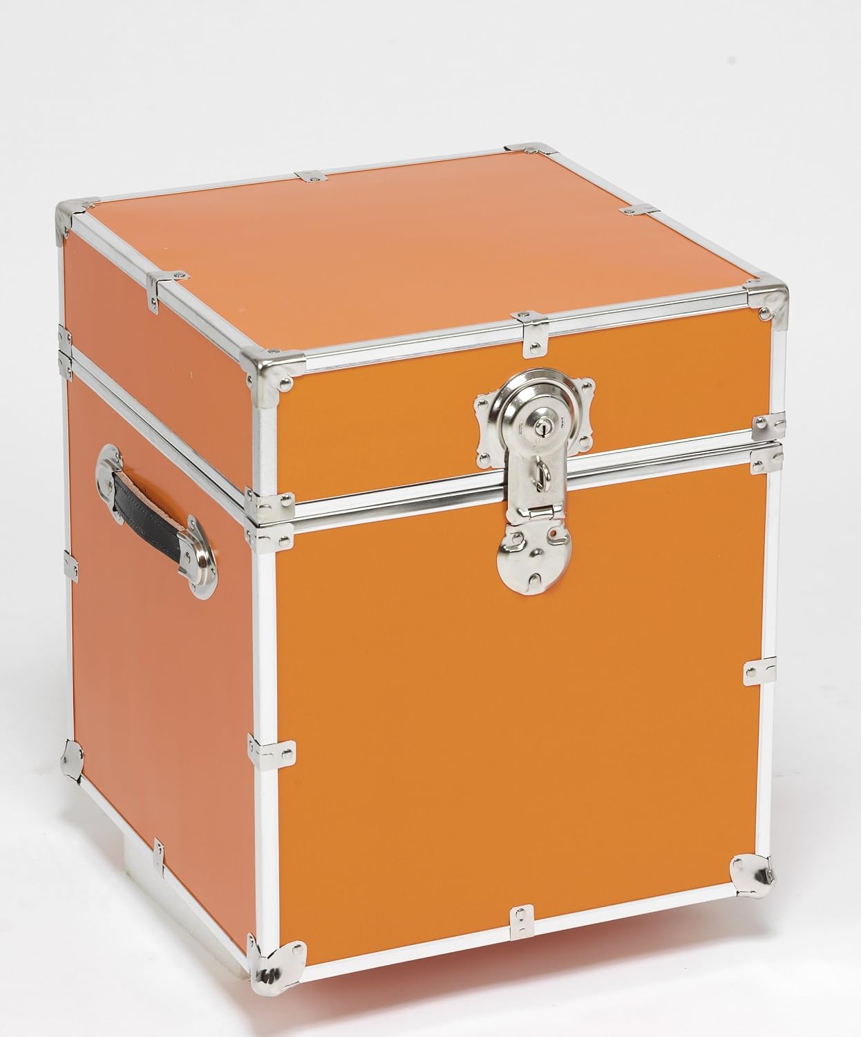 Amazon.com: Stanley Case Works Orange Cube Trunk with Wheels : Home ...