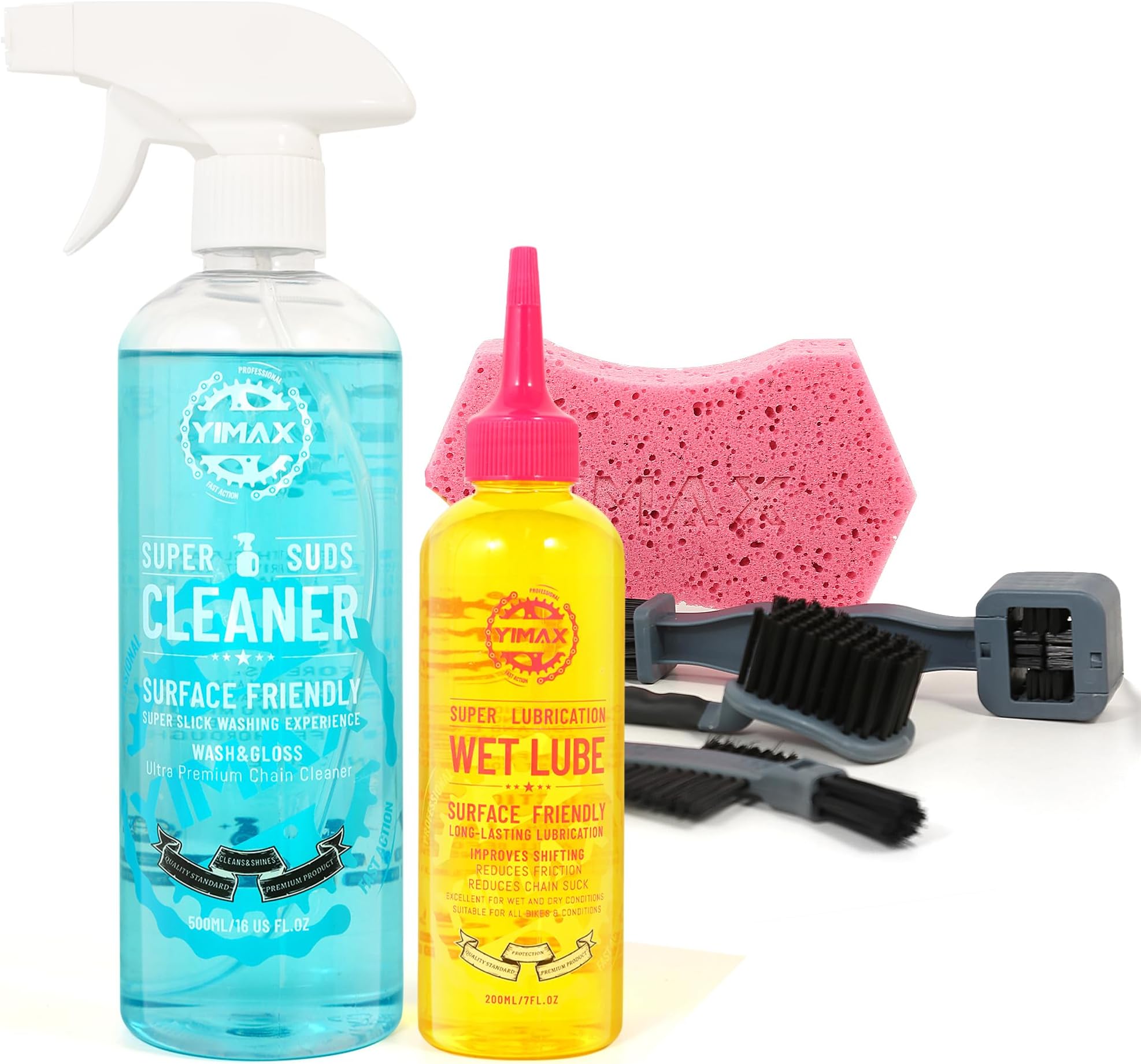 Amazon.com: YIMAX Bike Chain Cleaner Set, Bike Cleaners Bicycle ...