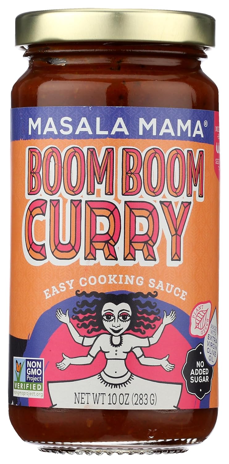Amazon.com : Masala Mama Boom Boom Curry Cooking Sauce, 10 Oz : Grocery ...