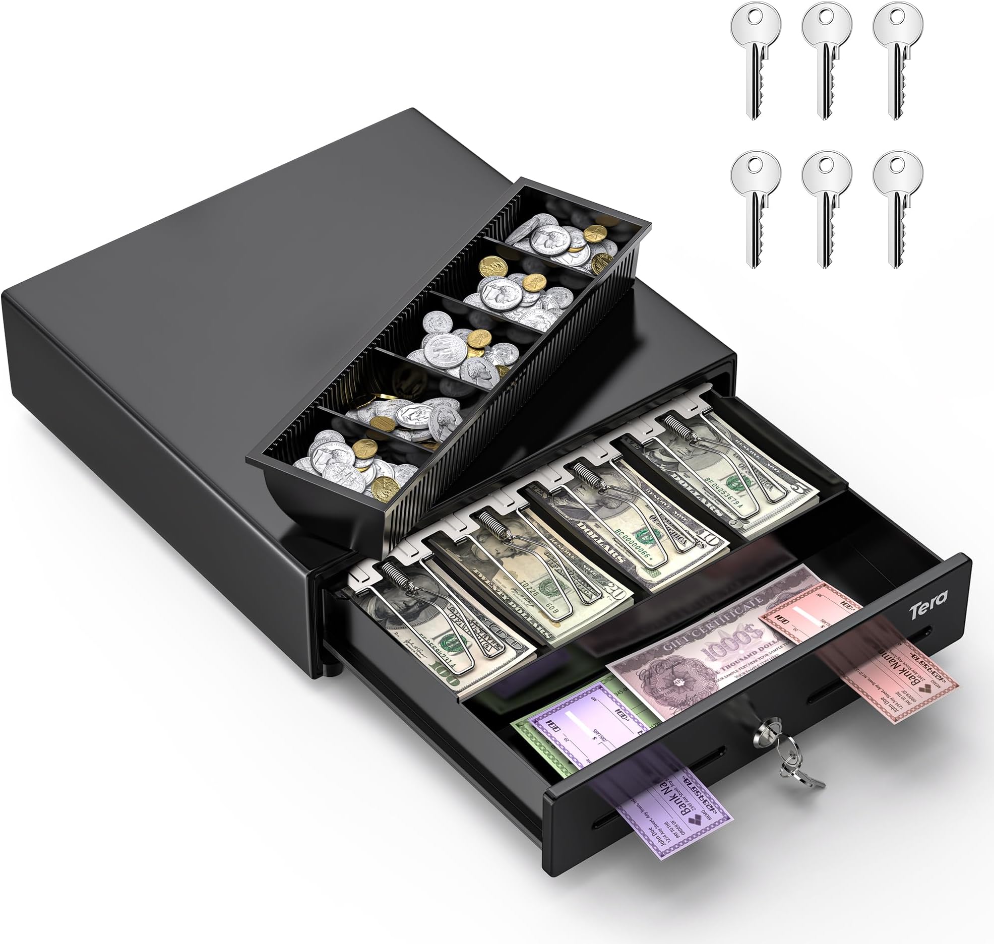 Amazon.com: Tera 13" Cash Register Drawer for Point of Sale POS System ...