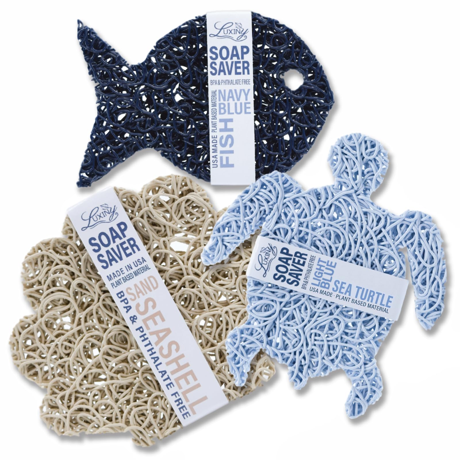 Amazon.com: Soap Savers for Bar Soap, American Made: Luxiny, Lifts Soap ...