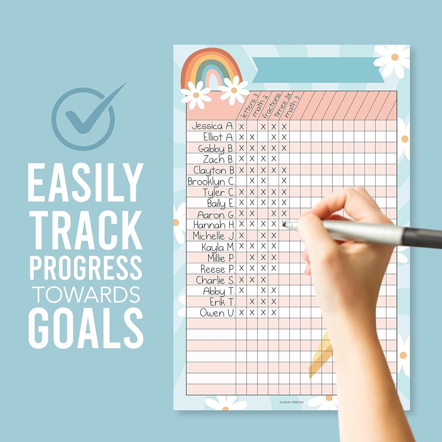 Hadley Designs 4 Retro Data Charts Classroom Barbados | Ubuy