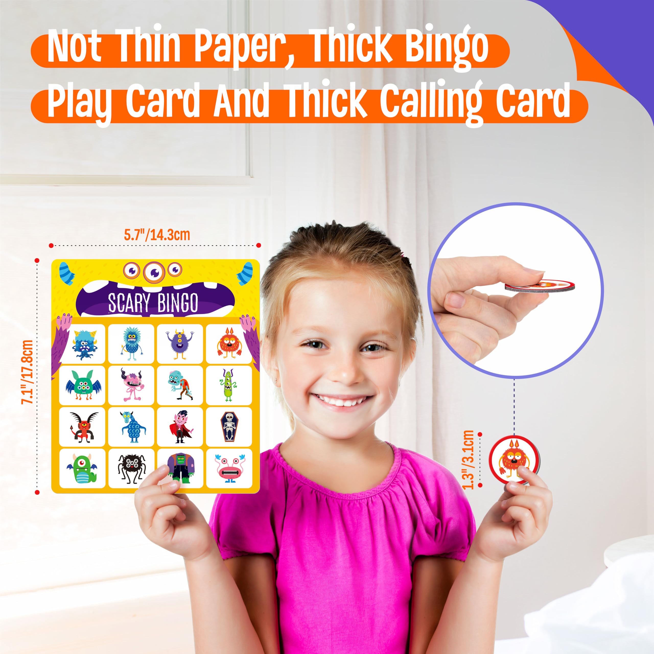 Snapklik.com : SpriteGru Monster Theme Bingo Game, Uppercase Letters ...