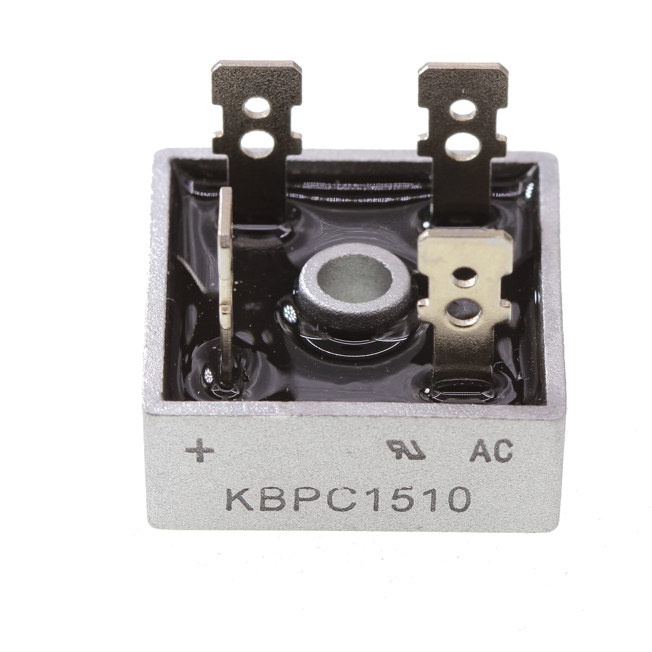 Snapklik.com : 4 Pieces KBPC1510 15A 1000V Bridge Rectifier Diode Metal ...