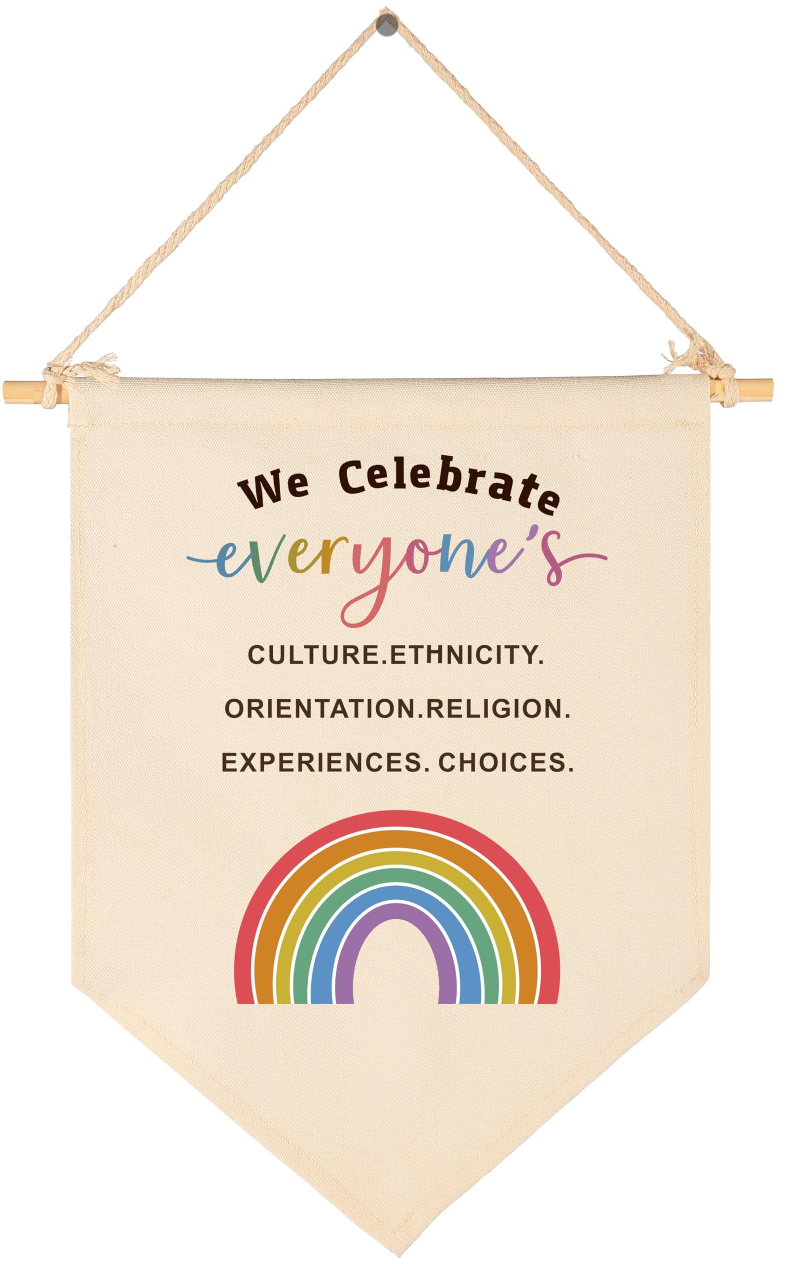 Amazon.com: We Celebrate Everyone's Culture-Inclusion,School Counselor ...