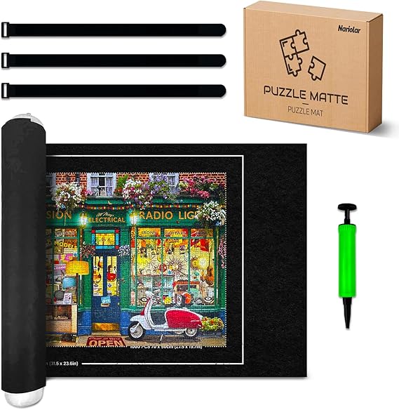 Amazon.com: Nariolar Puzzle Mat for 500/1000/1500 Pieces Puzzles ...