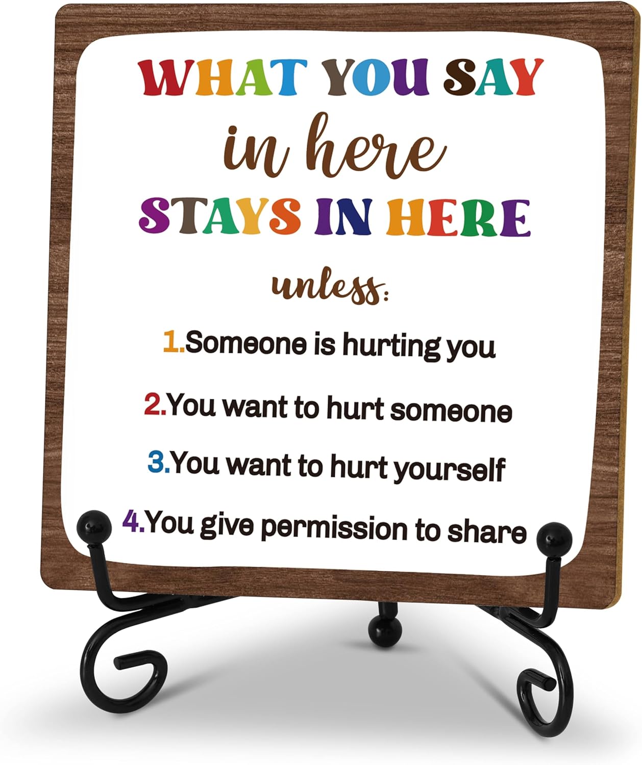 Amazon.com: School Counselor Office Decor For Women Men, What You Say ...