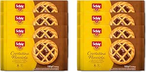 Schär, Crostatine alla Nocciola, snack dolci, senza glutine : Amazon.it ...