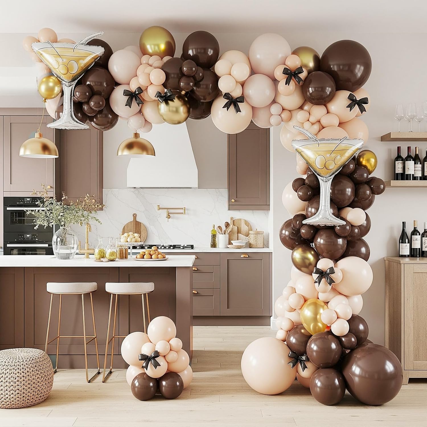 Amazon.com: A Tini Bit Older balloons garland arch kit 120pcs dark ...