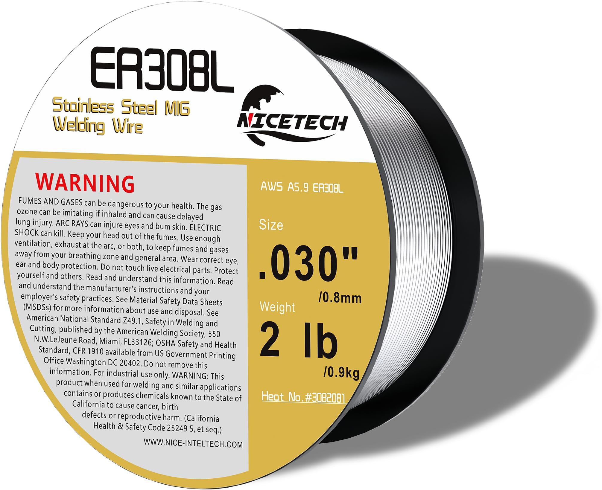 ER308L - MIG Stainless Steel Welding Wire - 11 Lb x 0.035" - Amazon.com