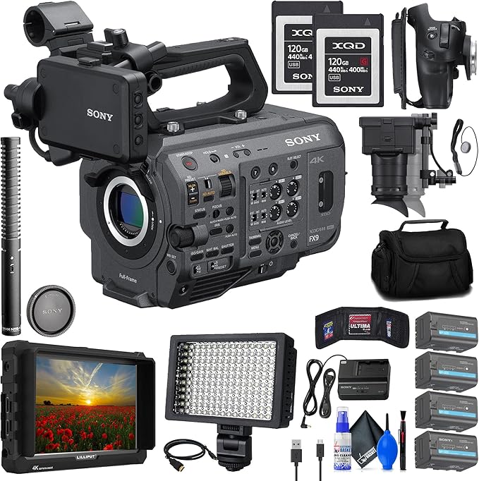 Amazon.com : Sony PXW-FX9 XDCAM 6K Full-Frame Camera System (Body Only ...