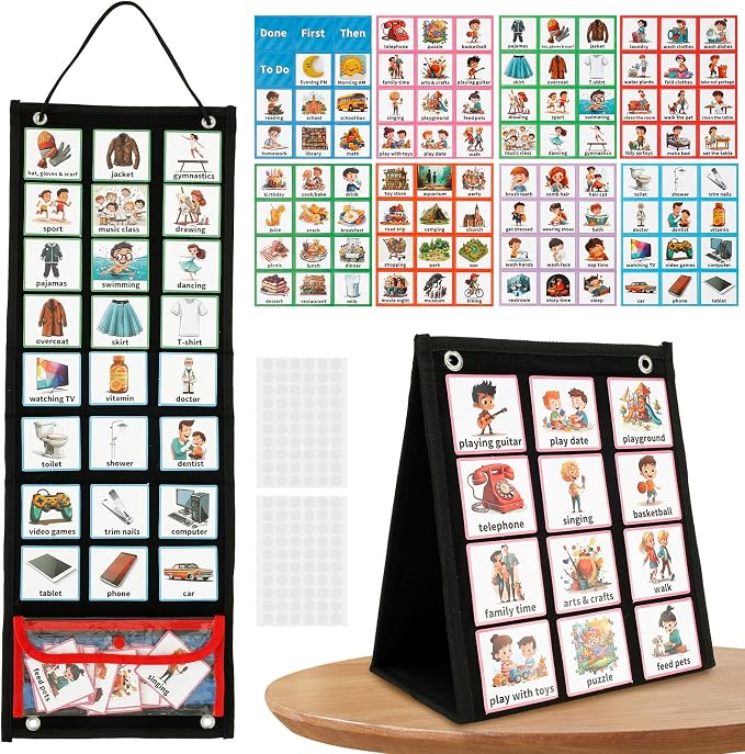 Kids Visual Schedule Calendar Chart,Autism Daily Chore Routine Chart ...