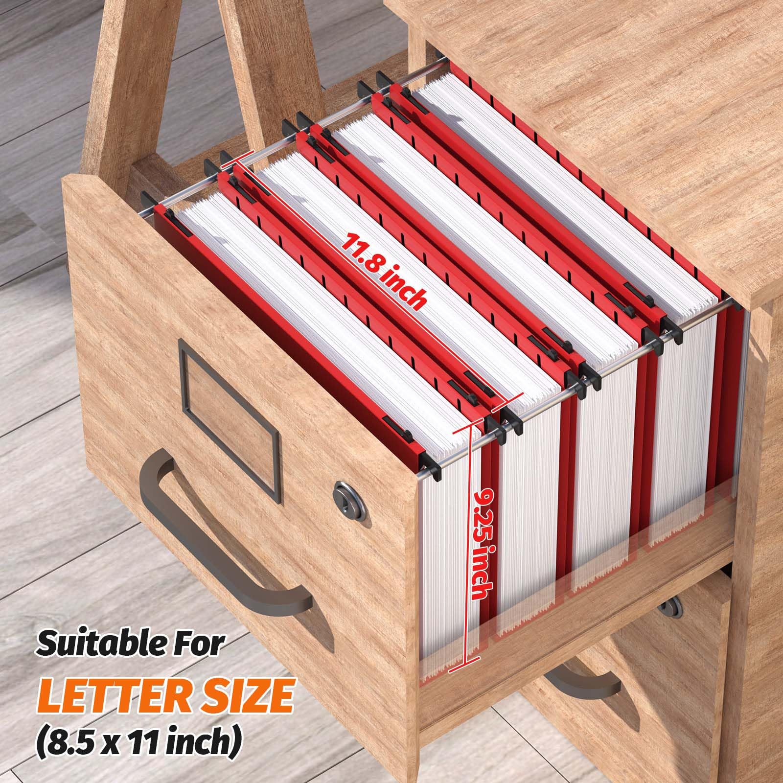 Snapklik.com : Shutex Extra Capacity Plastic Hanging File Folders,12 ...