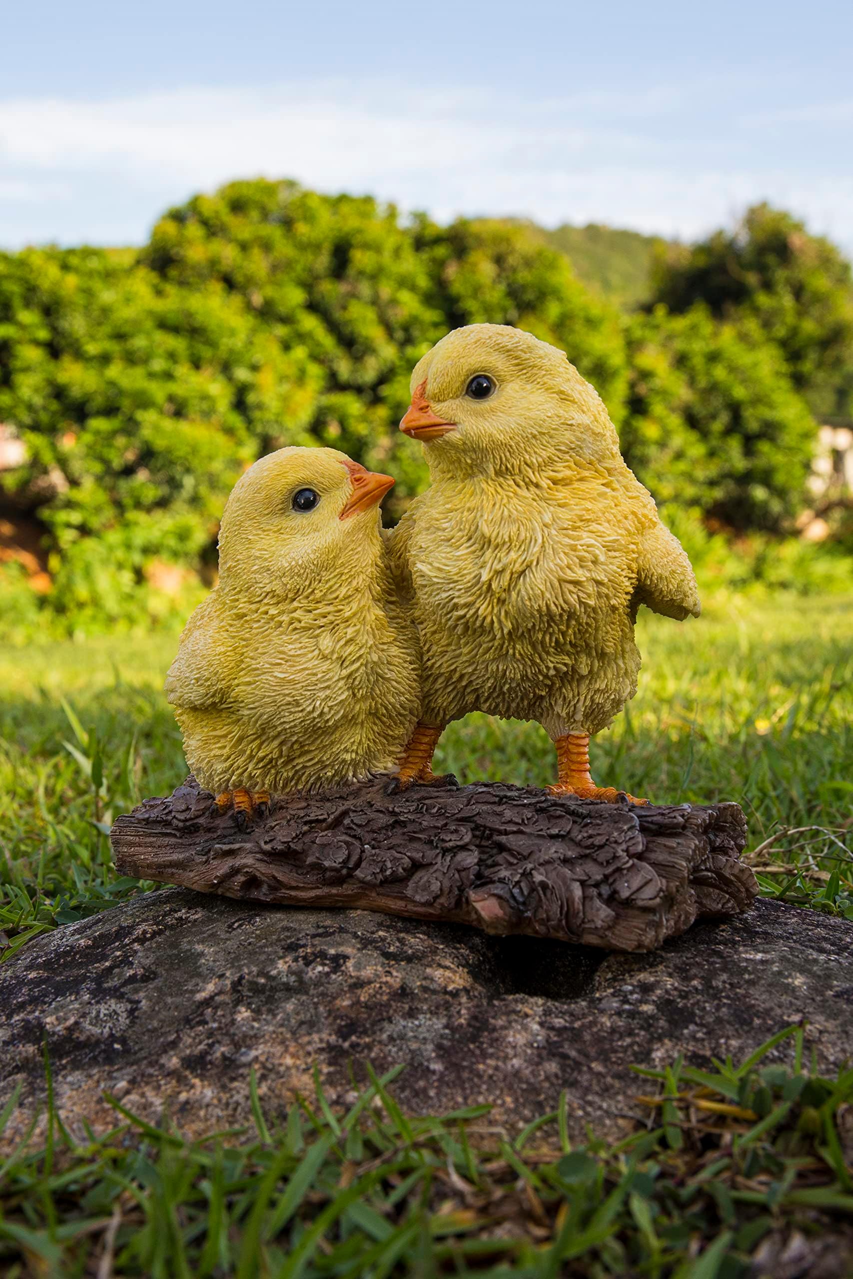 Amazon.com: Hi-Line Gift Ltd. Playful Ducklings Garden Statue -Yellow ...