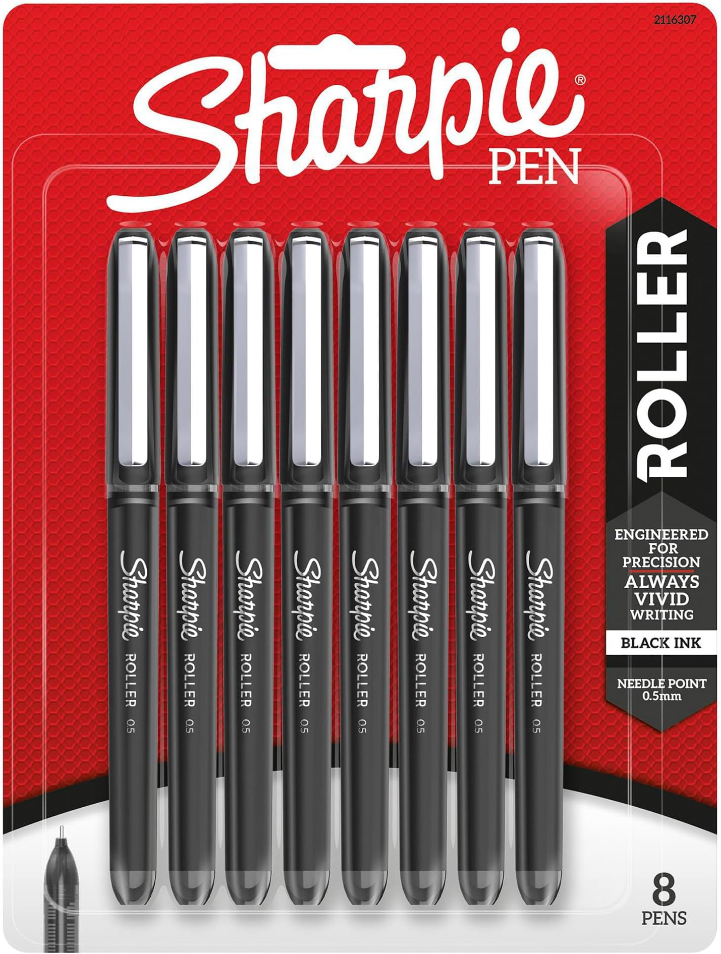 Amazon.com: Sharpie® Rollerball Pens, Needle Point (0.5mm) Precision ...